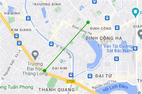 Bản đồ Quy Hoạch Sử Dụng đất Phường Định Công Hoàng Mai Hà Nội Meey Map