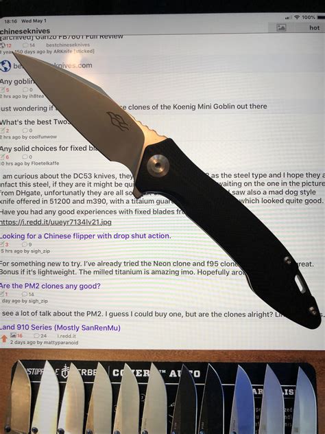 Nkd Ganzo Firebird Fh Black G R Chineseknives