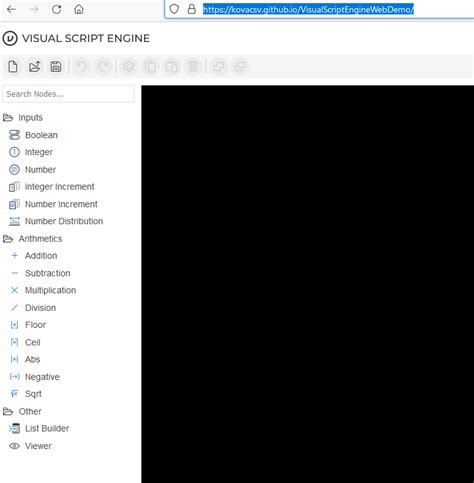Black Viewer Issue 19 Kovacsv VisualScriptEngineWeb GitHub