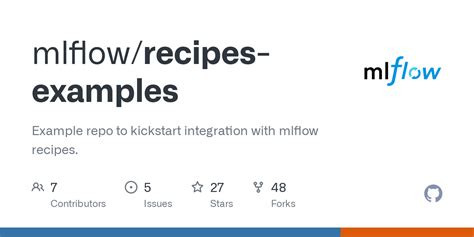 Github Mlflow Recipes Examples Example Repo To Kickstart Integration
