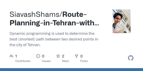 GitHub SiavashShams Route Planning In Tehran With Dynamic Programming Dynamic Programming Is