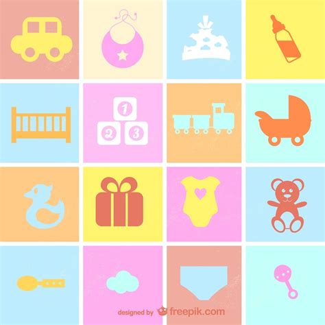 유모차 픽토그램 벡터 Freepik에서 무료 고품질 벡터를 다운로드하세요 Freepik