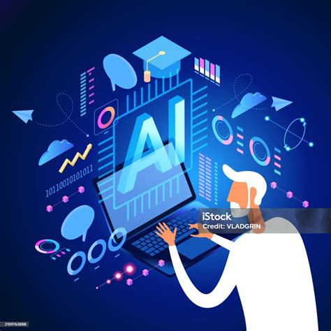 Artificial Intelligence Tool For Data Analysis Ai Technology For Charts And Marketing Strategy