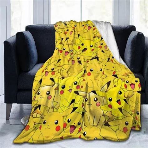 Plaid Pokémon à Motif Pikachu Pour Enfants Enfant World