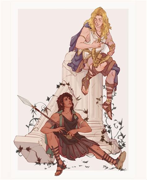 Achilles And Patroclus Greek Mythology Humor Greek And Roman