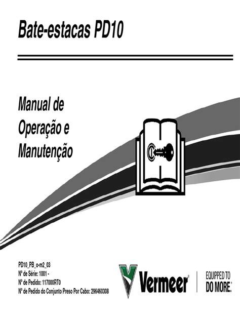 Vermeer Pd10 Manual Portugues Pdf Marca Comercial Motores