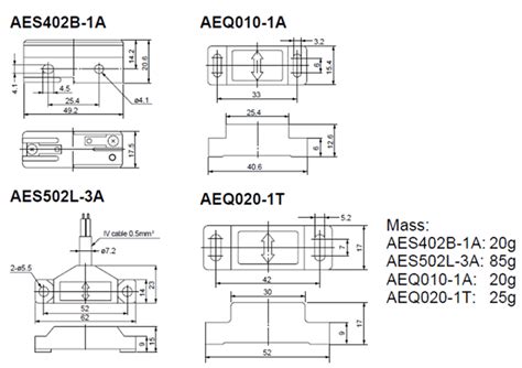 Proximity Switches Magnetically Operated Reed Switches AE PM Series Fuji Electric FA