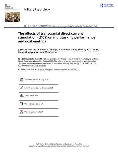 Pdf The Effects Of Transcranial Direct Current Stimulation Tdcs On