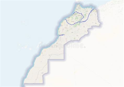 Physical Map Of Morocco