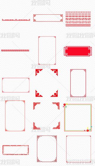 边角花纹psd专题模板 边角花纹psd图片素材下载 我图网