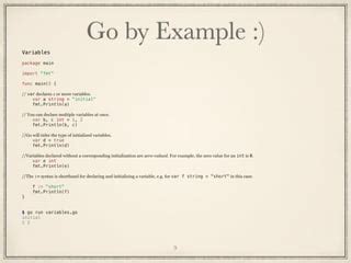 Go Language Presentation PDF Programming Languages Computing