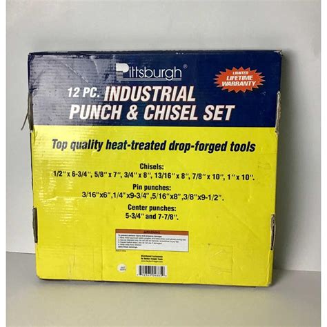 Pittsburgh Punch And Chisel Set 12 Piece Hardwareandtools Online Store