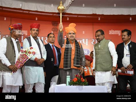 Kekri India January 10 2024 Rajasthan Chief Minister Bhajan Lal