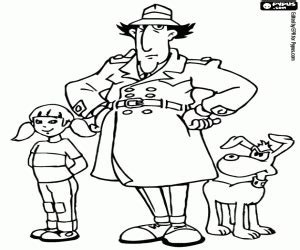 Disegni Di Ispettore Gadget Da Colorare E Stampare