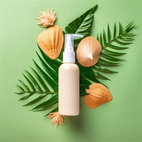 Premium Ai Image Sunscreen Spray Bottle Bottle With Sun Protection