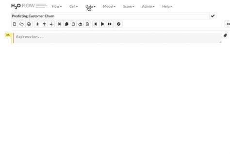 Getting Started With H2o Using Flow Towards Data Science