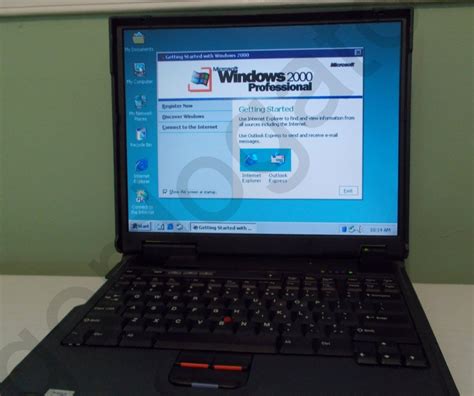 Ibm Thinkpad A20p Laptop Notebook Computer Pc Windows 2000 18gb Hdd 192mb Ram