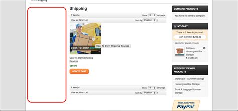 Magento 17 Left Column Sidebar Not Showing Up On Shop Pages