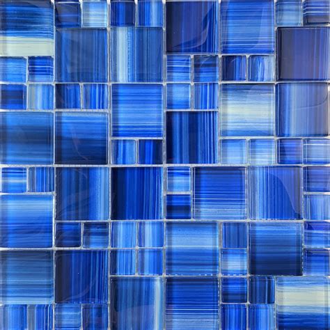 Miami Blue Mix Glass Tile Tiles And Deco