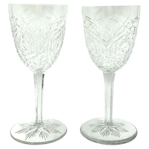 Rare Luxurious 24 Piece Baccarat Colbert Stemware Service For Eight For