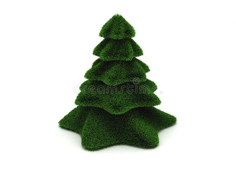 Kerstboom Met Sneeuw Stock Illustratie Illustratie Bestaande Uit Macro