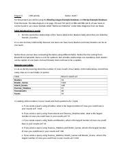 Project 3 Sql 1 Docx Project 3 100 Points Name Matt F For This Project You Will Be Using