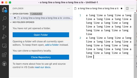 Word Wrap Is Not Working For Macbook M1 · Issue 140054 · Microsoft Vscode · Github