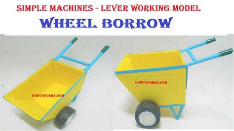 Wheelborrow Lever Simple Machines Project Ideas Physics Science
