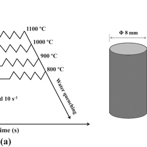 Schematic Diagram Of A Isothermal Compression Testing And B Hot