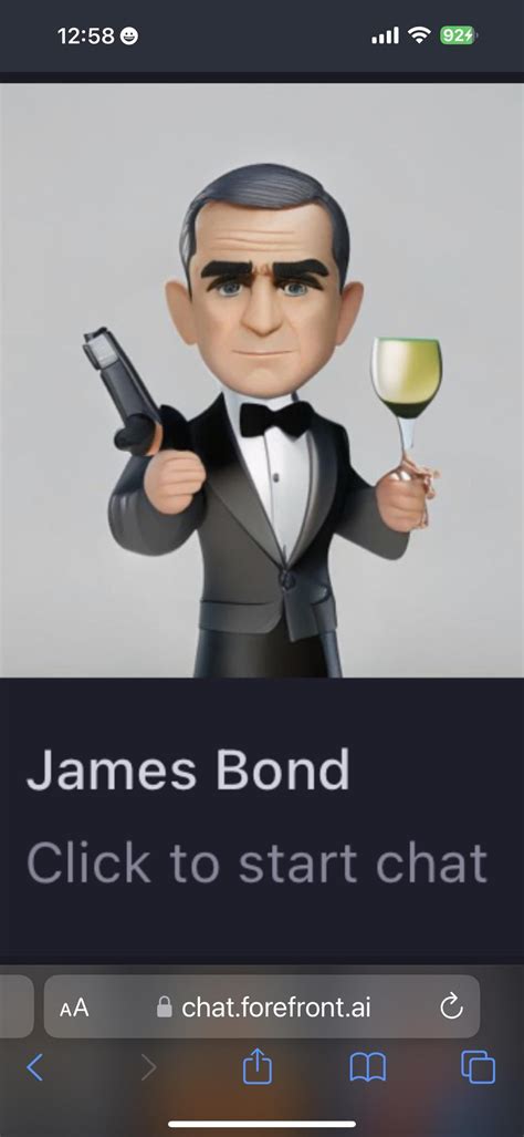 Forefront Ai And James Bond Rchatgpt