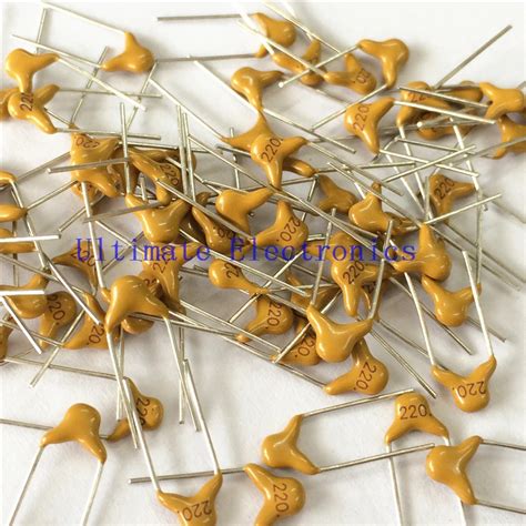 100pcs Lot Multilayer Ceramic Capacitor 220 50v 22pf 220j P 5 08mm In