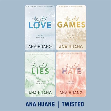(Eng) Twisted Books Series 1-4 By Ana Huang (Twisted love, Twisted hate ...