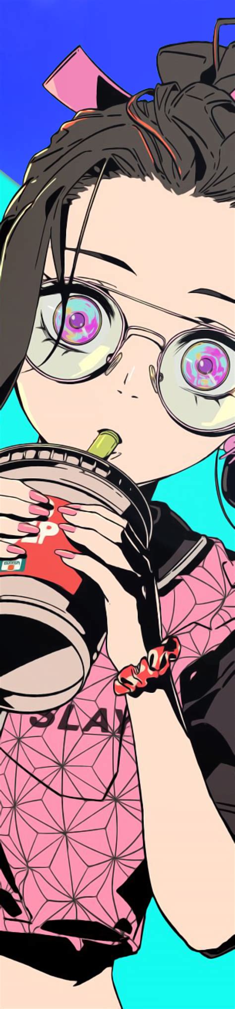 700x3000 Nezuko Kamado Cool Art 700x3000 Resolution Wallpaper Hd Anime