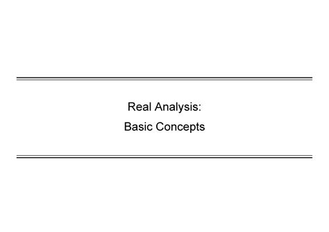 Real Analysis Basic Concepts Norm And Distance Recall That