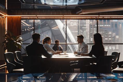 premium photo interethnic teamwork in a hightech office octane r