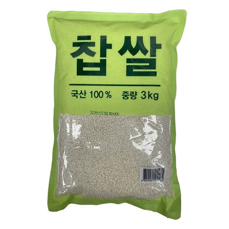 찹쌀 3kg 배민 장보기∙쇼핑