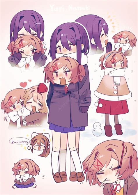 Safebooru 4girls Black Sweater Blazer Blue Skirt Brown Hair Closed