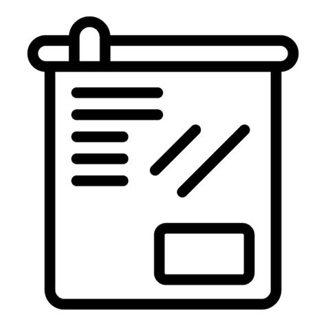 Vector De Contour De Licône Du Sac étanche à Lair Emballage
