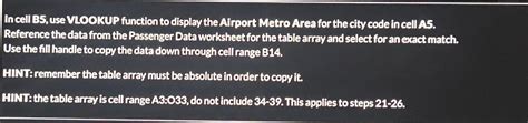 Solved In Cell B5 ﻿use Vlookup Function To Display The