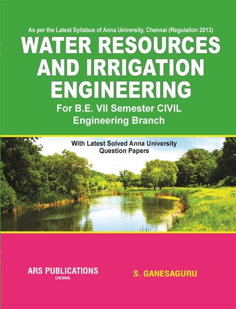 Water Resources And Irrigation Engineering Ars Publications