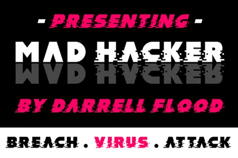 Mad Hacker Font Hawtpixel Darrell Flood Fontspace