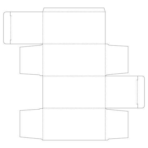 Printable Paper Rectangle Box Template Box Templates Printable Free