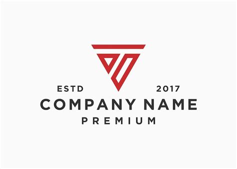 Premium Vector Letter Vt Logo Design Vector Illustration Template