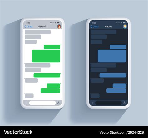 Chat Messaging App Light And Dark Theme Vrogue