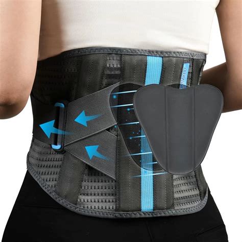 Back Brace For Lower Back Pain With Lumbar Padback Support Brace For