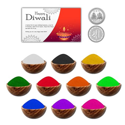 Nessie Black 1 Kg And 9 Colour Each 500gm Rangoli Desertcart Japan