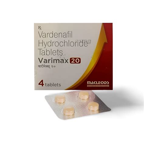 Varimax Tablets In Pakistan 20mg 4 Tablets Pack Benefits And Uses