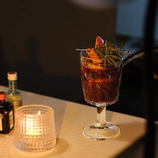 热红酒杯圣诞鸡尾酒高脚杯子家用透明玻璃香槟杯微醺ins冬季酒杯 阿里巴巴