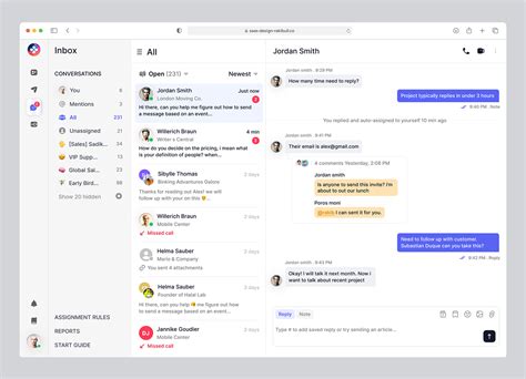Dashboard Messaging 💎 Behance