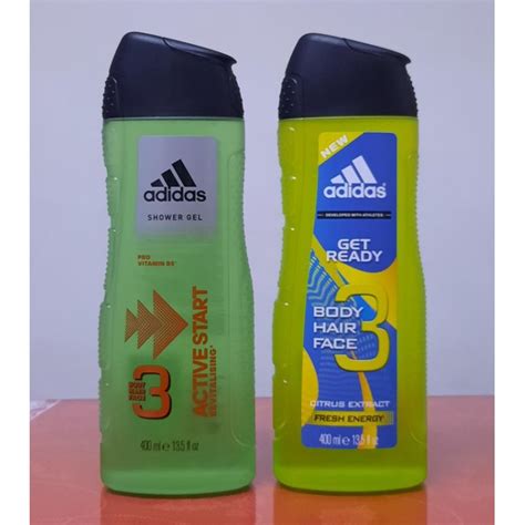 Adidas 3 In 1 Body Hair Face Shower Gel 400ml Shopee Philippines